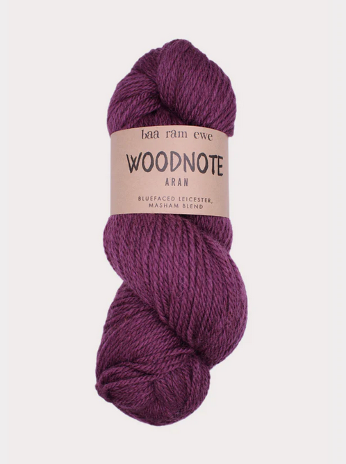 Baa Ram Ewe Woodnote Aran Wool Knitting Yarn – Fillory Yarn